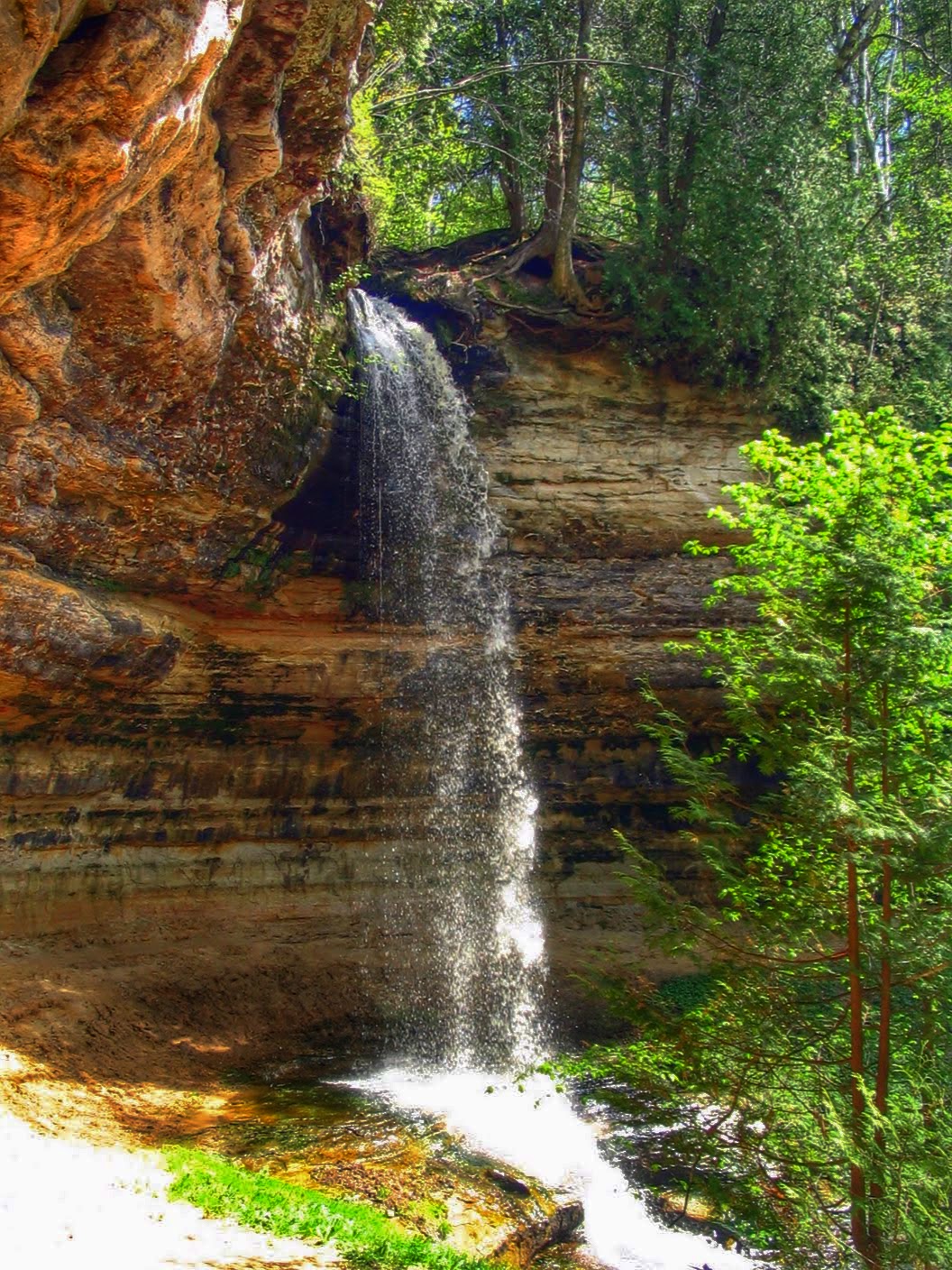 Beautiful Waterfalls Mi